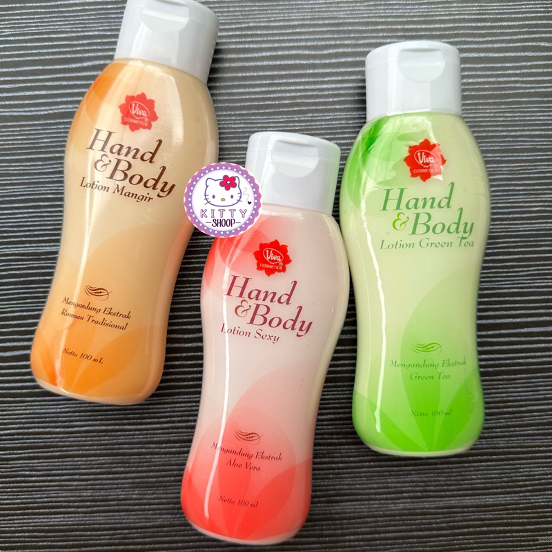 Jual VIVA Hand & Body Lotion - Original | Bengkuang | Sexy | Green Tea ...