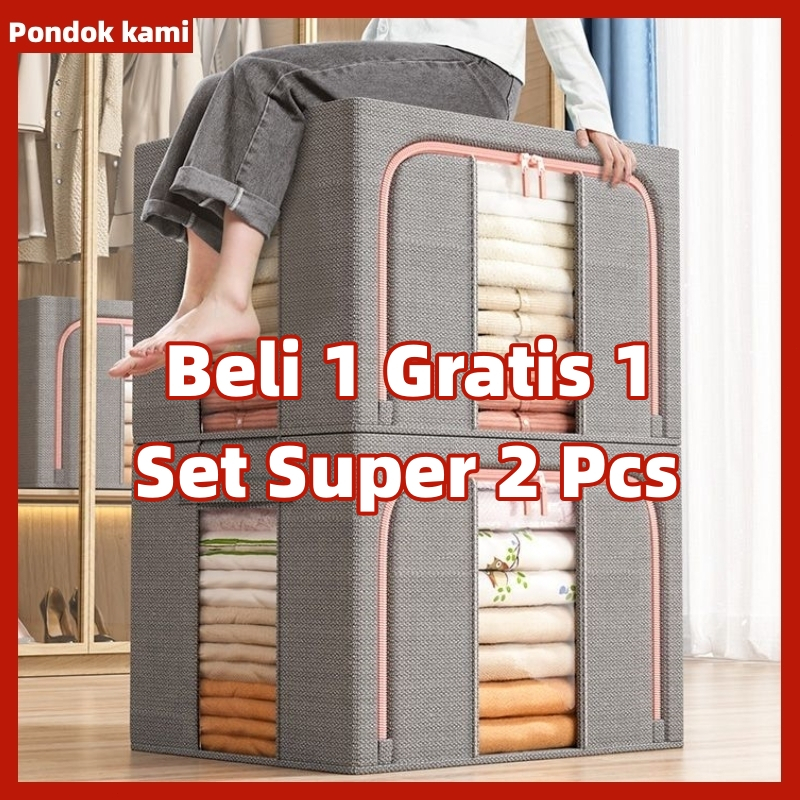 Jual ★Kebutuhan keluarga★Linen katun berkualitas tinggi Storage Box ...
