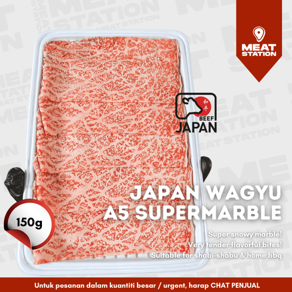 Jual Jpn Wagyu A5 Slice - Super Marble Beef / Beef Slice / Daging Sapi ...
