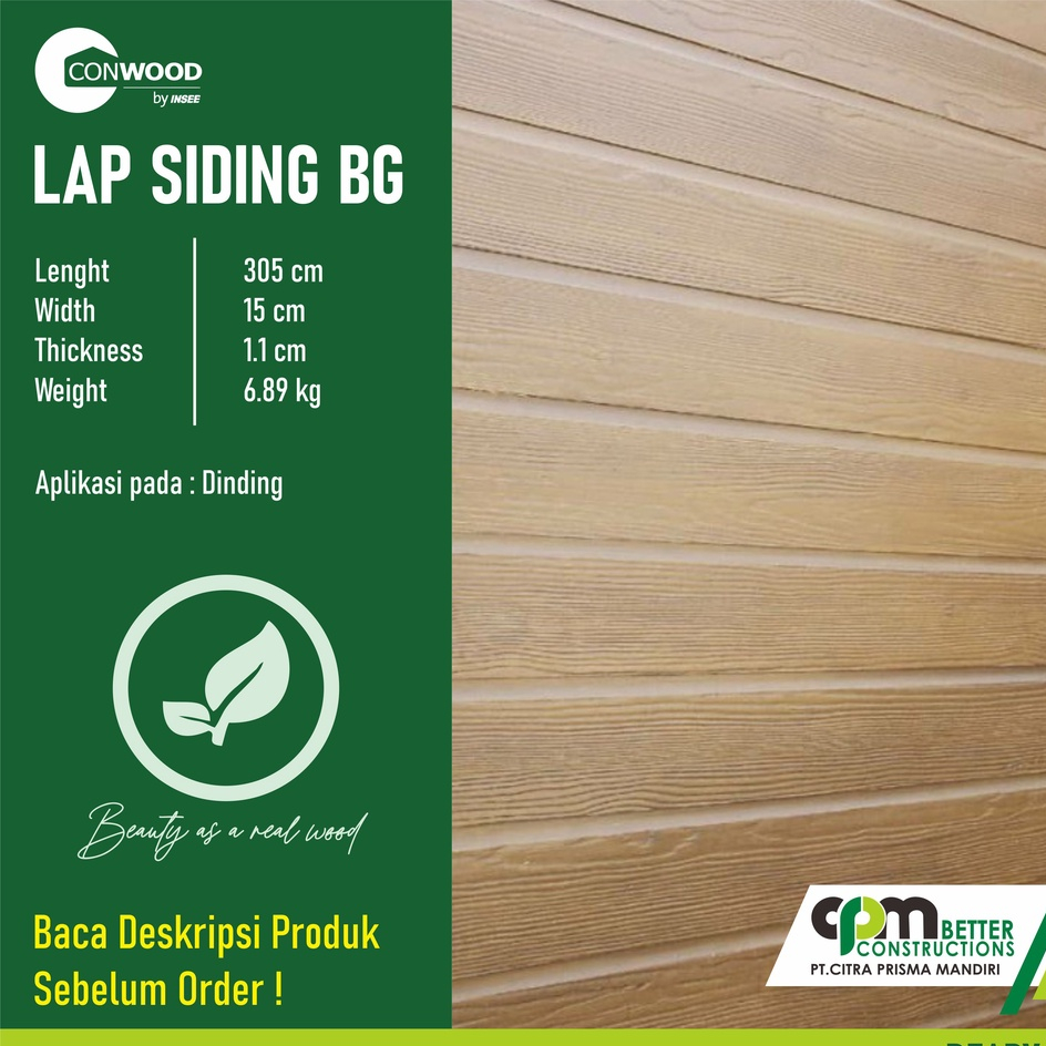 Jual Conwood Lap Siding BG | Shopee Indonesia