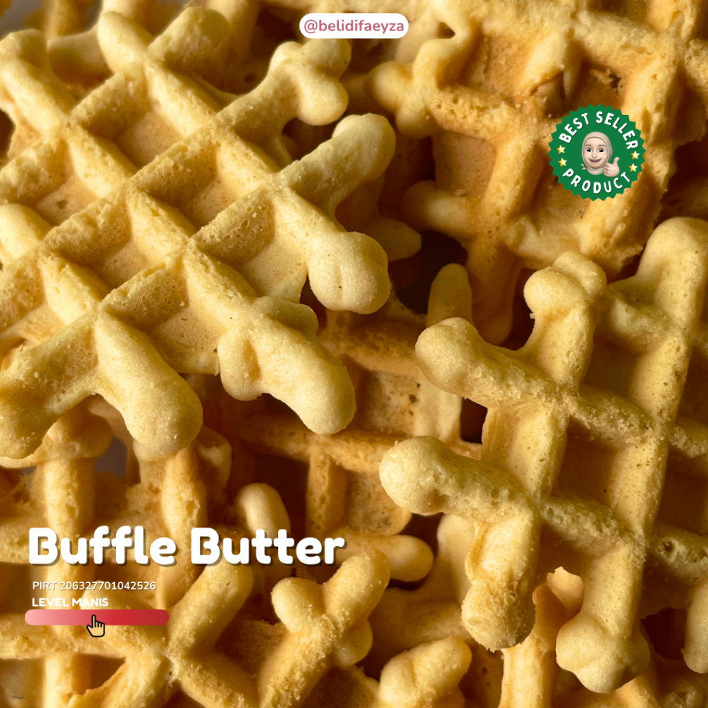 Jual [𝐑𝐄𝐀𝐃𝐘] Buffle Butter Waffle Mini - Roti Kue Kering Cemilan Manis ...