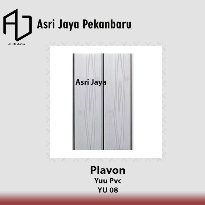 Jual Plavon Yuu PVC YU 08 Putih Kayu Jati Glossy 3.95x20x8 Per Lembar ...