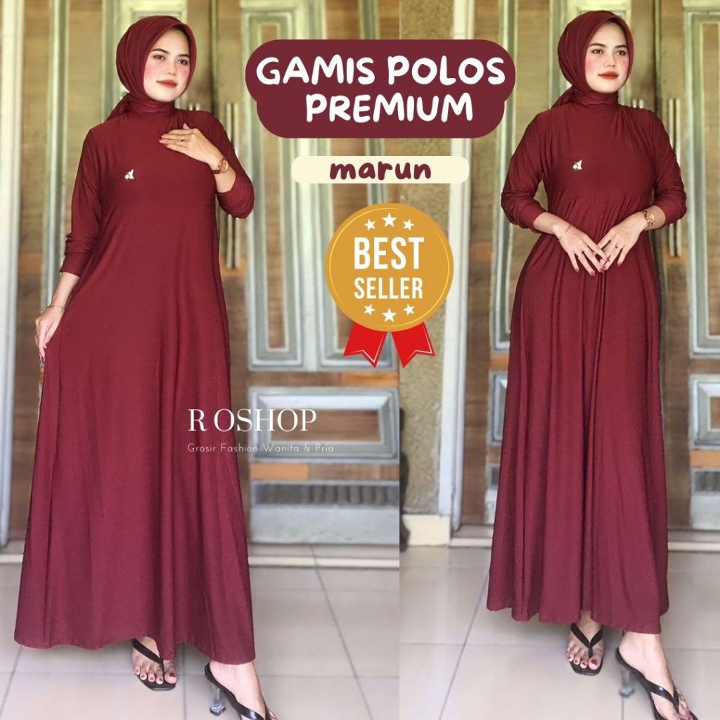 Jual GAMIS JUMBO JERSEY POLOS/GAMIS OVERSIZE/DRESS POLOS/GAMIS TERBARU ...