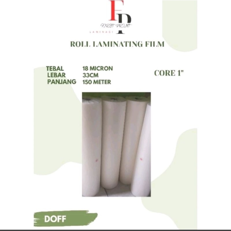 Jual 18 MICRON DOFF PLASTIK ROLL LAMINASI BOPP THERMAL HOT | DOFF ...