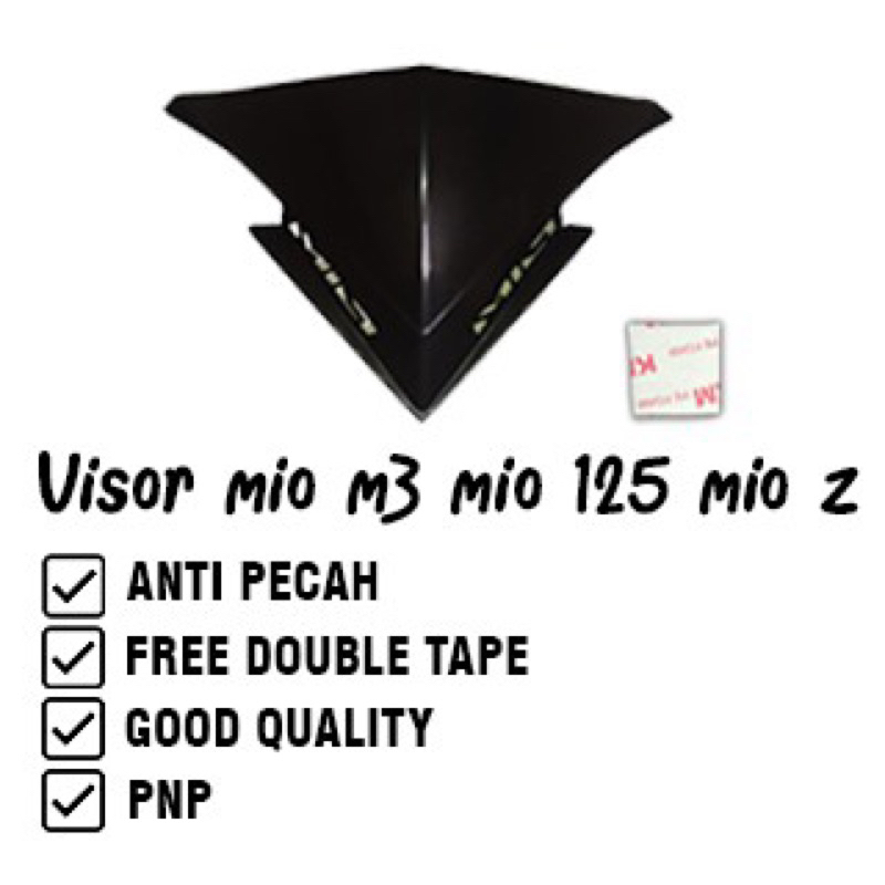 Jual visor mio m3 mio 125 mio z anti pecah free double tip | Shopee ...