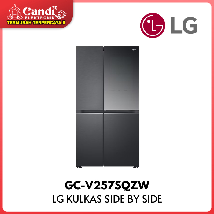 Jual LG Kulkas Side by Side 655 Liter Smart Inverter GC-V257SQZW | Shopee Indonesia