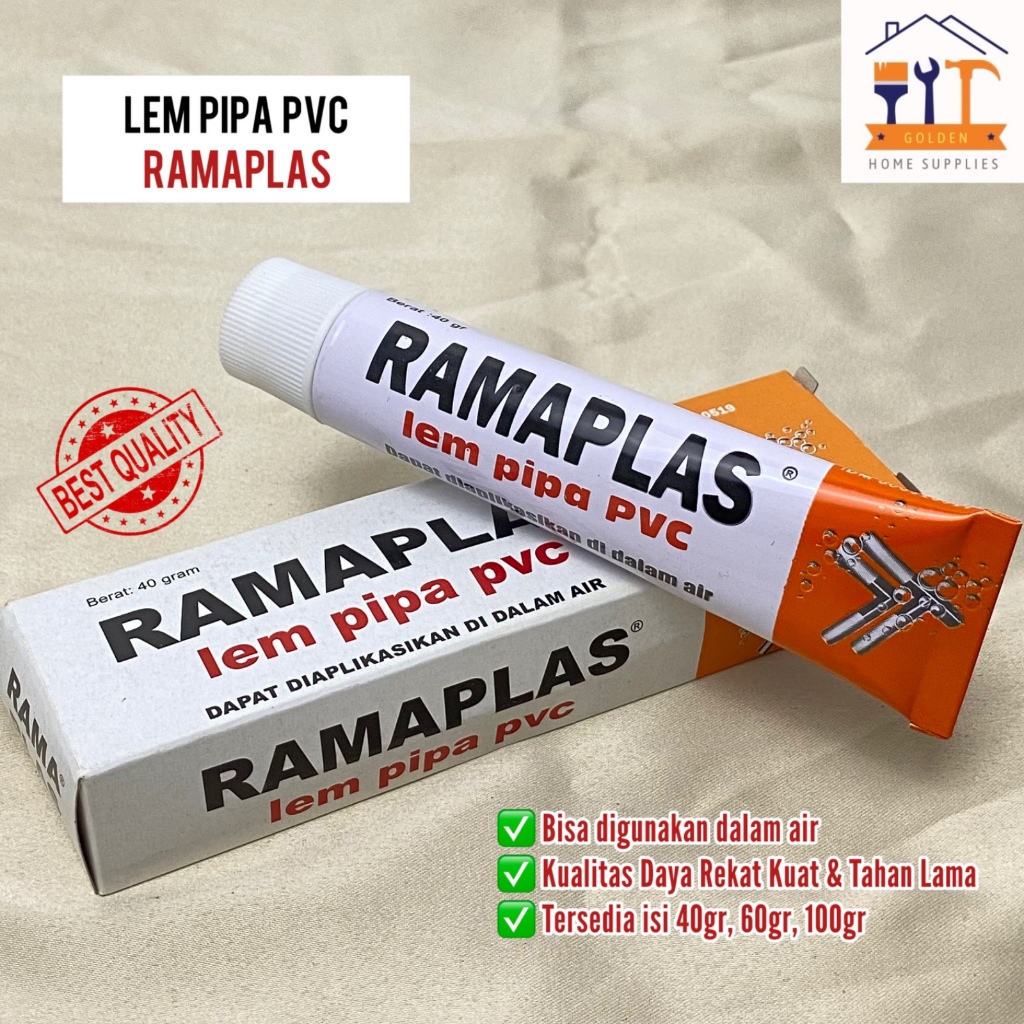 Jual Ramaplas Lem PVC Pipa Paralon Berkualitas Anti Bocor | Shopee ...