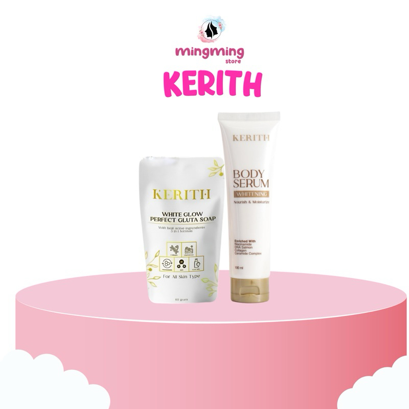 Jual READY! KERITH WHITE GLOW PERFECT GLUTA SOAP LOTION BODY SERUM ...