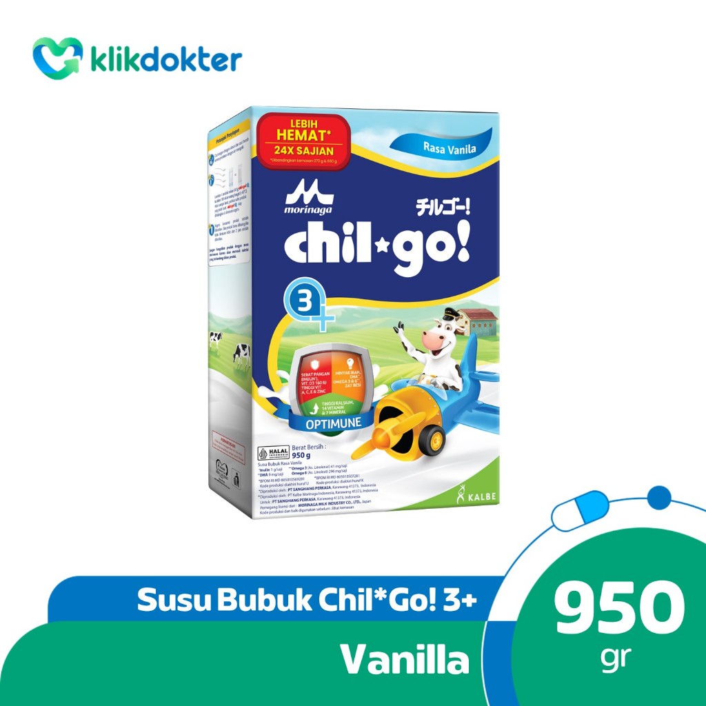 Jual Morinaga Chil Go Powder 3+ Vanilla 950gr | Shopee Indonesia