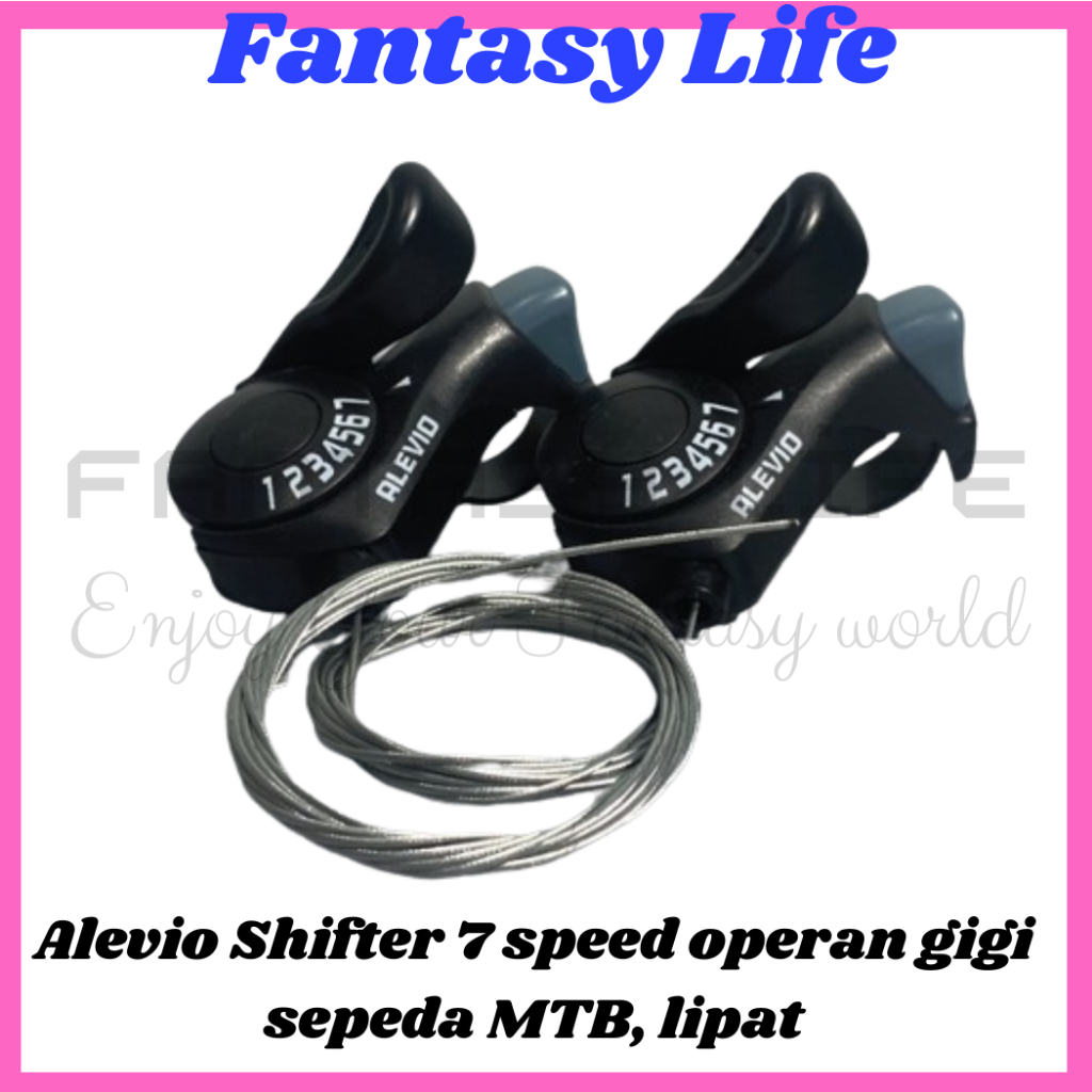 Jual Fantasy Shifter 7 speed Alevio operan gigi kanan saja sepeda MTB ...