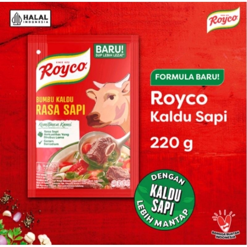 Jual royco rasa sapi 220grm | Shopee Indonesia