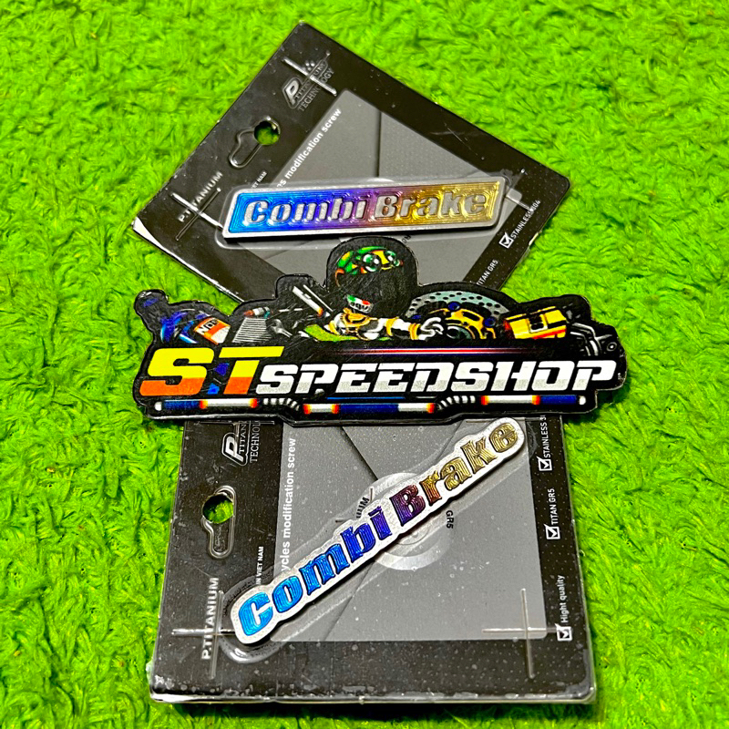 Jual Emblem Logo Tulisan Combi Brake Titanium Original Vietnam | Shopee ...