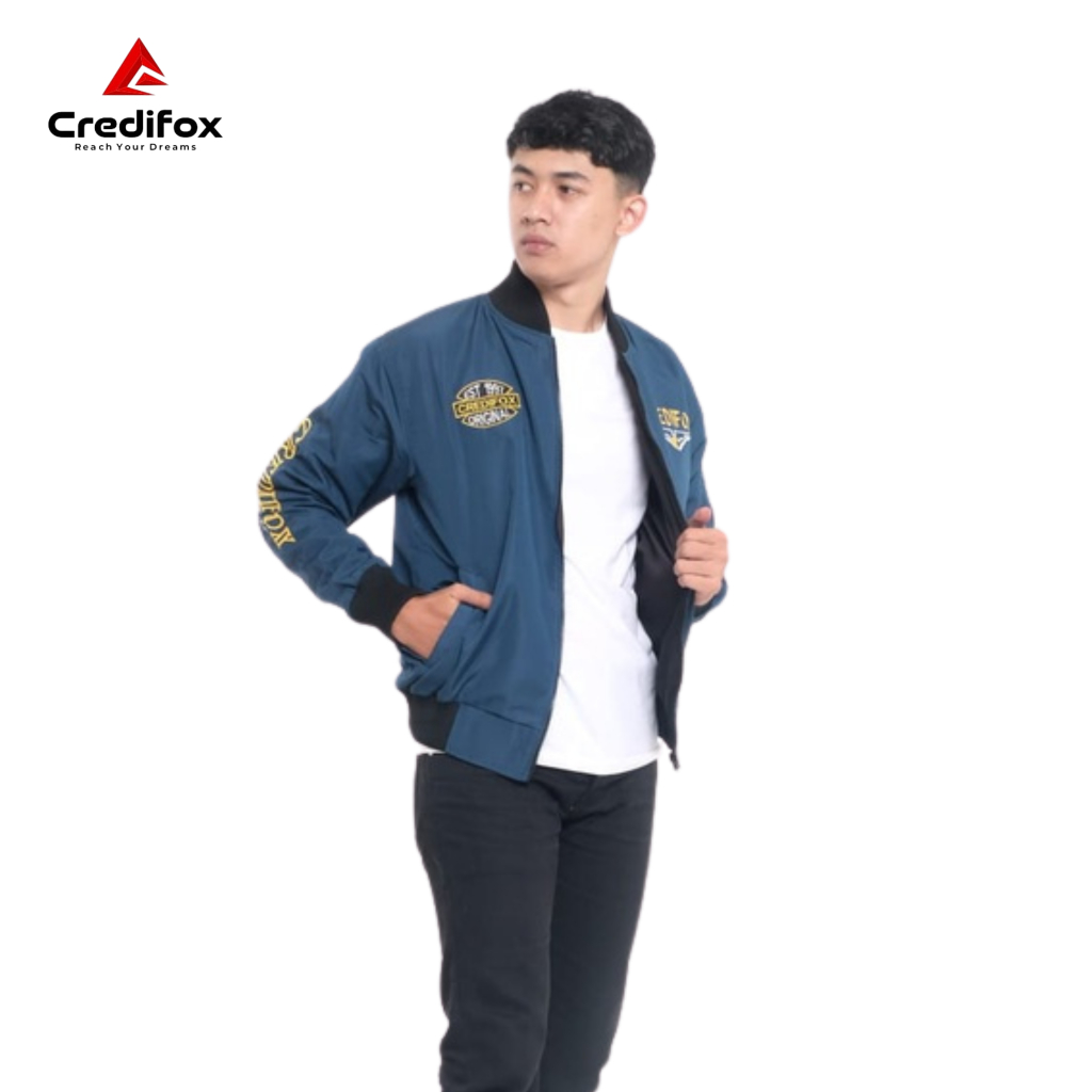 Jual CREDIFOX Jaket bomber pria / boomber jacket / jaket bomber taslan ...