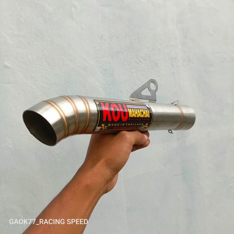 Jual KOU MAHACHAI CANISTER ONLY SUPER OPEN PIPE STAINLES INLET 51 MM ...