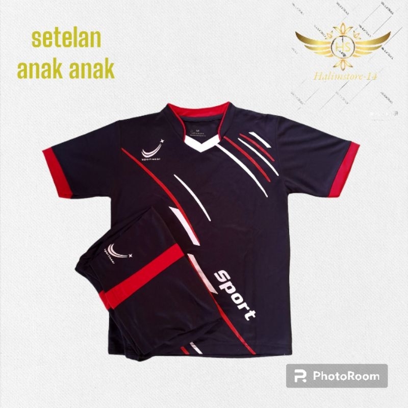 Jual Jersey Bola Anak Baju Bola Anak usia 5-13 th setelan kaos Jersey ...