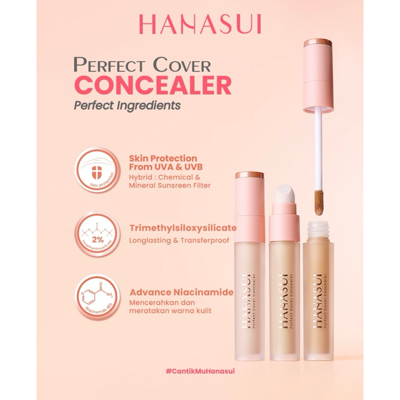Jual Hanasui Perfect Concealer Cover | Shopee Indonesia