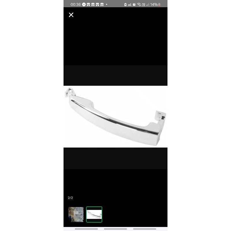 Jual handle pintu chrom handel luar Captiva Original GM 96468266 ...