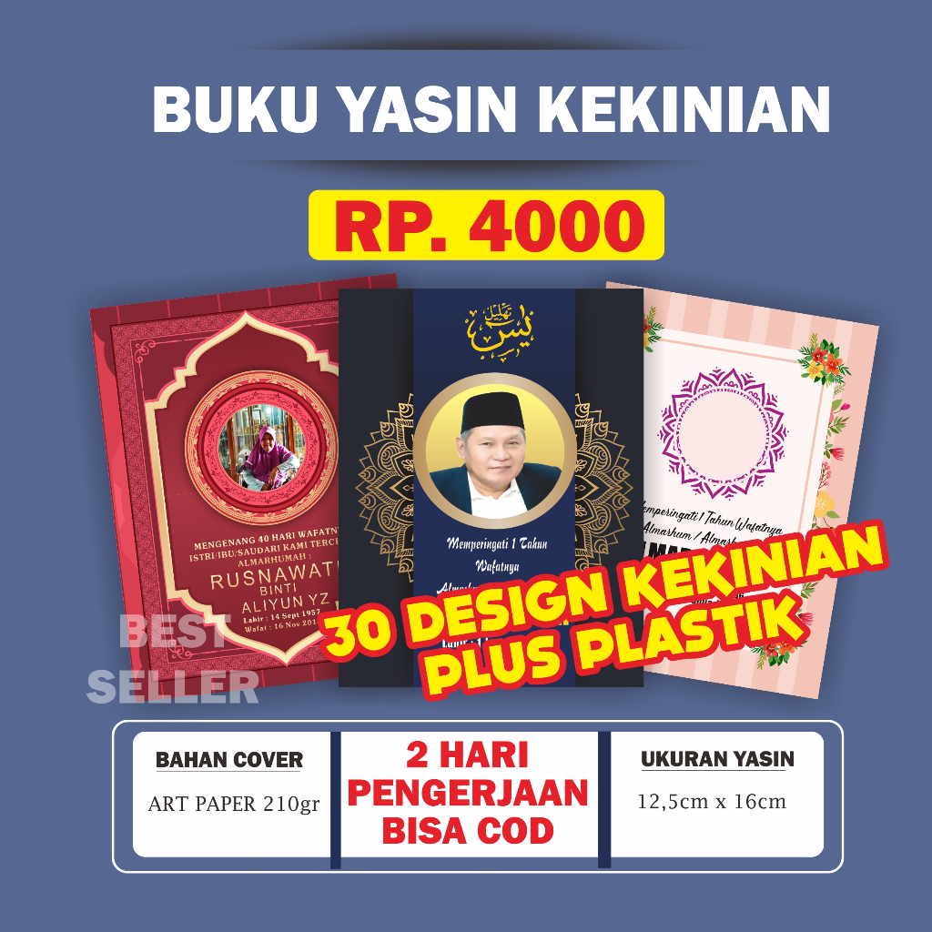 Jual BUKU YASIN 64 HALAMAN / CETAK BUKU YASIN DAN TAHLIL CUSTOM / YASIN / YASIN DAN TAHLIL ...