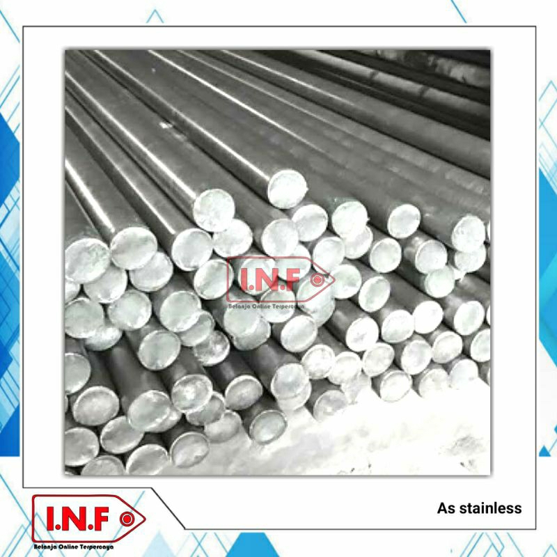 Jual as stainless steel /panjang 6 meter /stainless padat /3 mm,4 mm,5 ...
