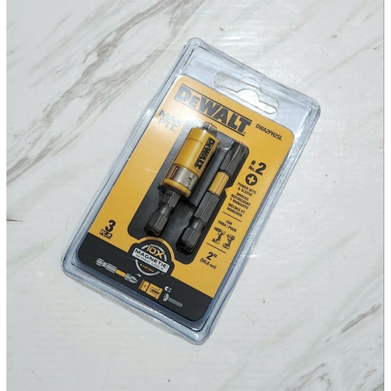 Jual DeWALT MAGNETIC SLEEVE + POWER BITS - Mata Obeng Dewalt Cordless ...