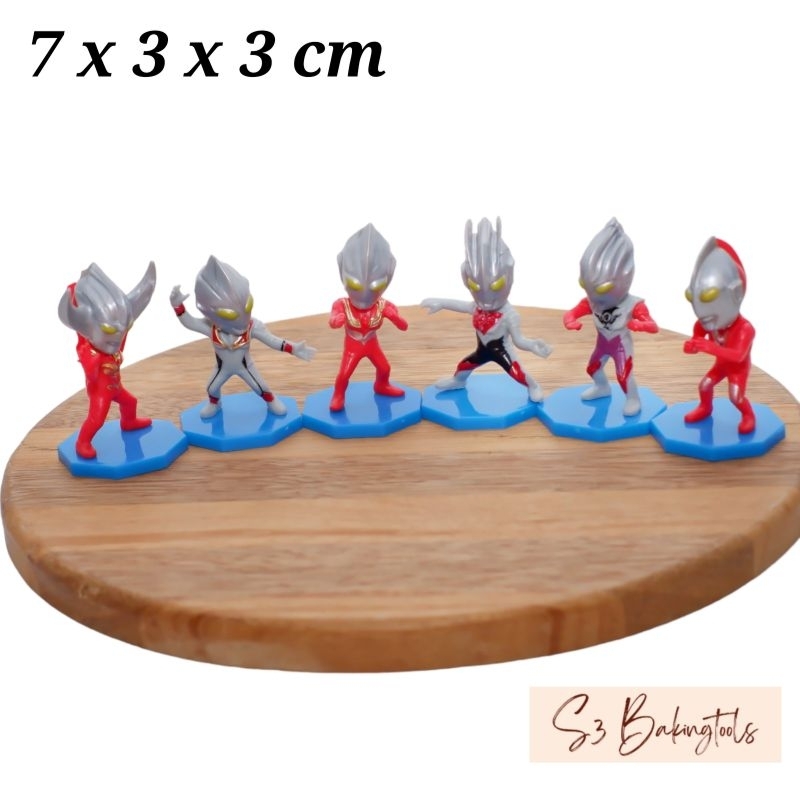 Jual cake topper hiasan kue figure mainan ultraman set | Shopee Indonesia