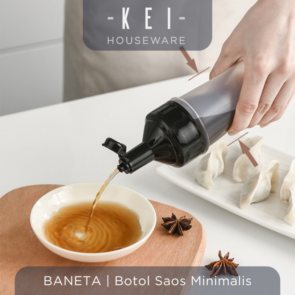 Jual 【KEI】BANETA Dispenser Saos Estetis Botol Pencet Kecap Praktis ...