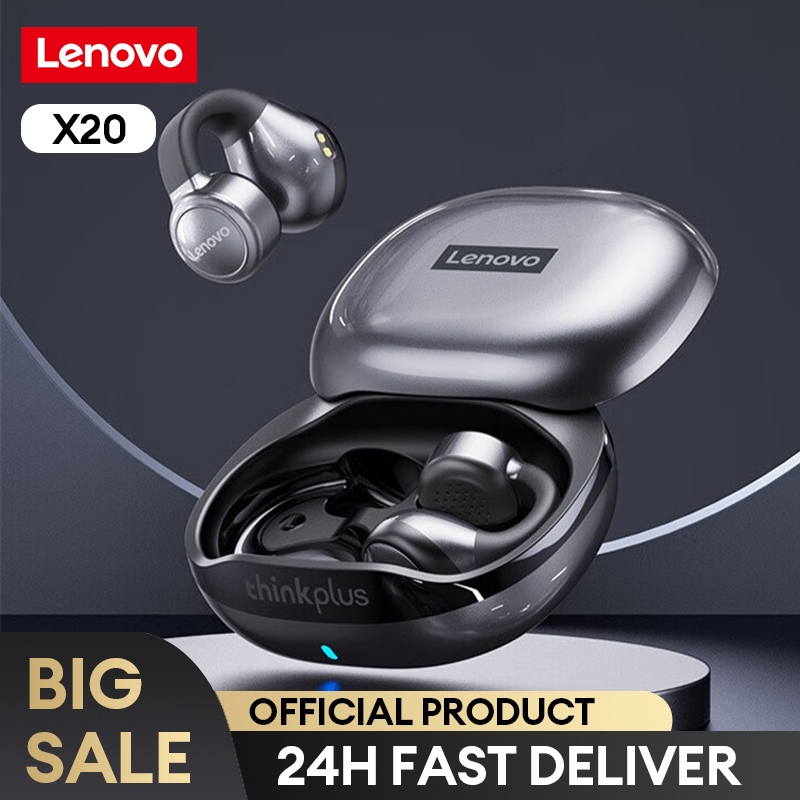 Jual Lenovo Thinkplus X20 TWS Ear Clip Bluetooth Earphone HIFI Sound ...