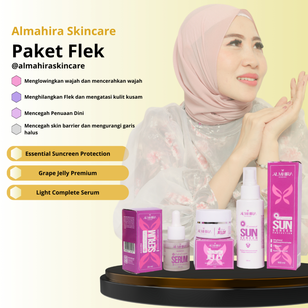Jual SKINCARE PAKET FLEK (ALMAHIRA SKINCARE) | Shopee Indonesia