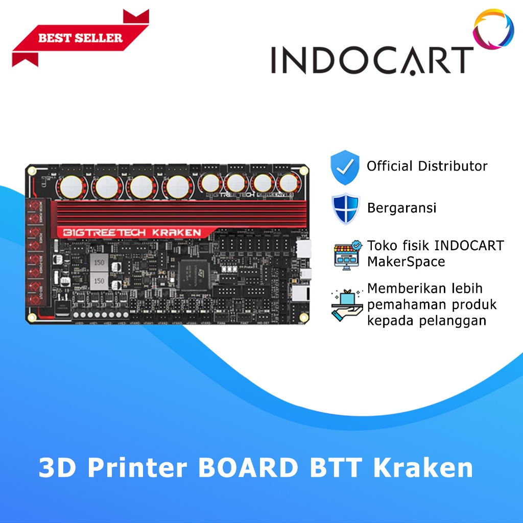 Jual 3D Printer BOARD BIGTREETECH Kraken for Voron 2.4,PHOENIX,Trident ...