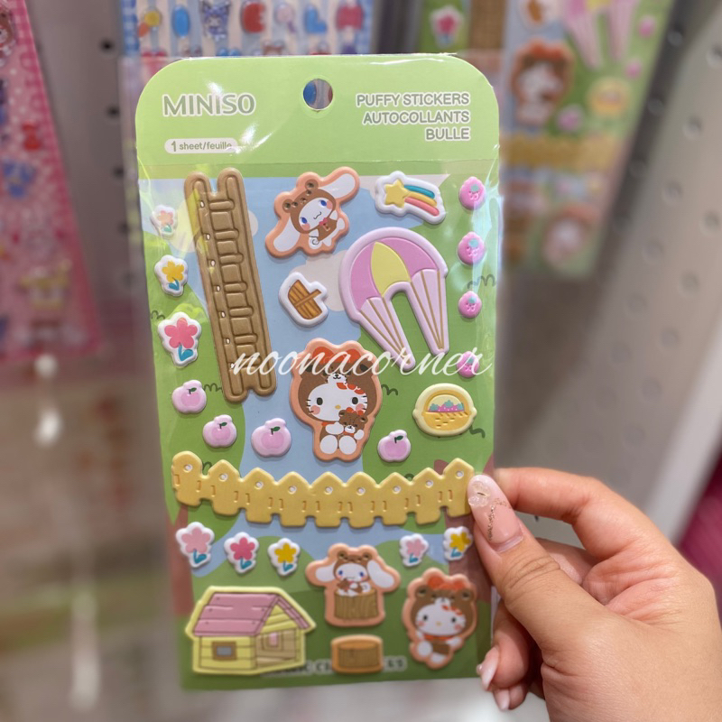 Jual Miniso x Sanrio - Stickers AutoCollants 2D / Stiker Lucu 3D Sanrio ...