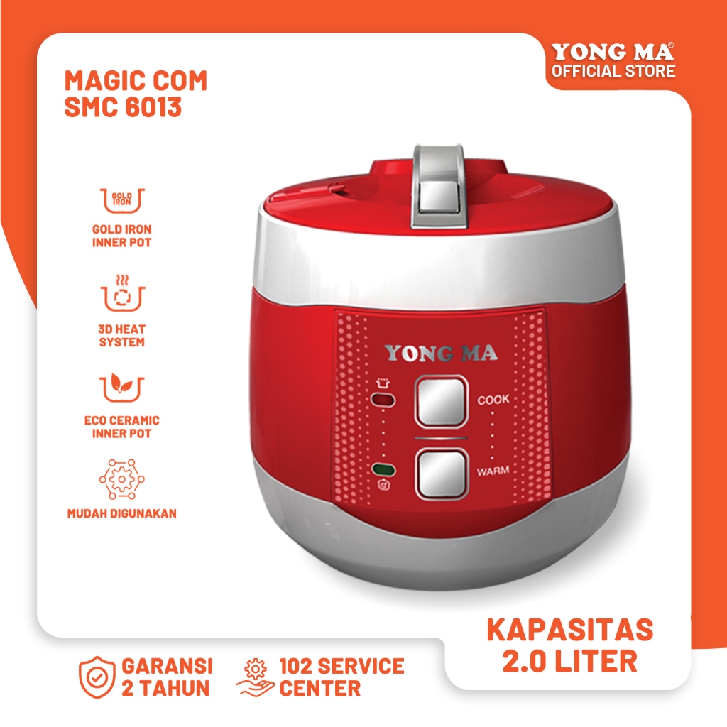 Jual YONG MA | Rice Cooker / MAGIC COM YMC 601 / SMC 6013 (2.0lt ...