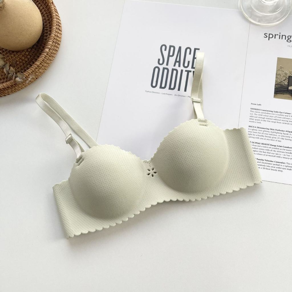 Jual Summer bra push up light and small chest gathered comfort simple ...