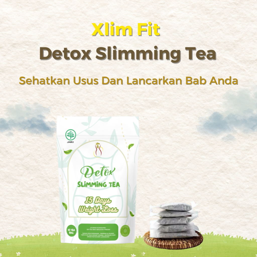 Jual Xlimfit Teh Diet Celup Pelangsing Slimming Tea Xlim Fit Detox ...