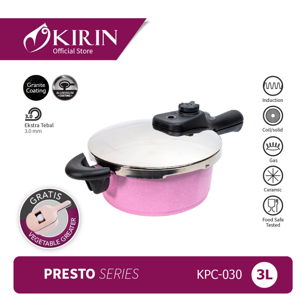 Jual Kirin Pressure Cooker KPC / Panci Presto / Induksi | Shopee Indonesia