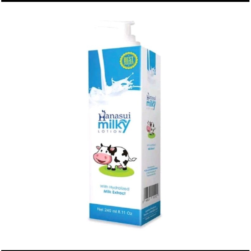 Jual Hanasui milky hand body lotion 240 ml | Shopee Indonesia