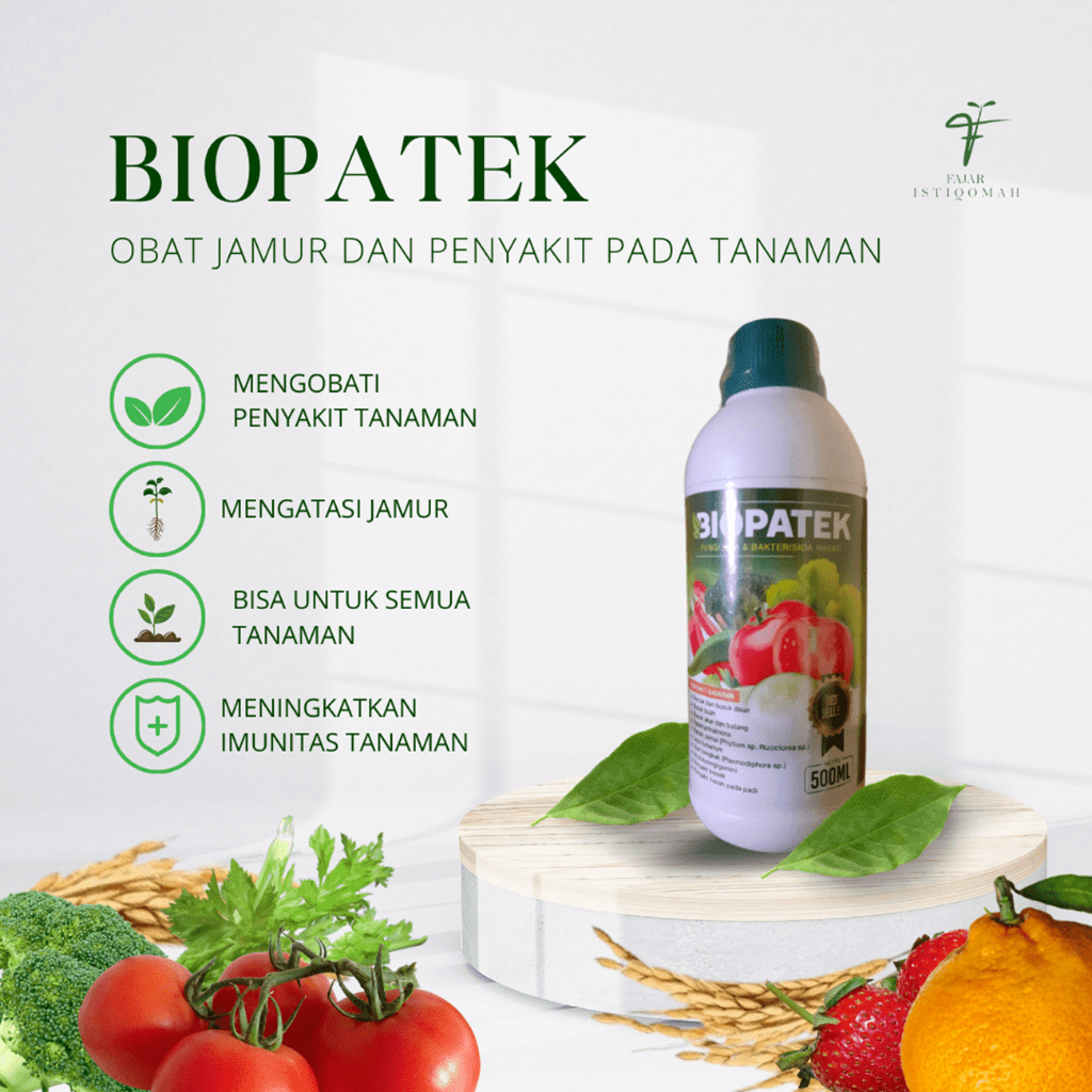 Jual BIOPATEK KEMASAN 500ML - OBAT PENYAKIT BERCAK DAN BUSUK DAUN, OBAT ...