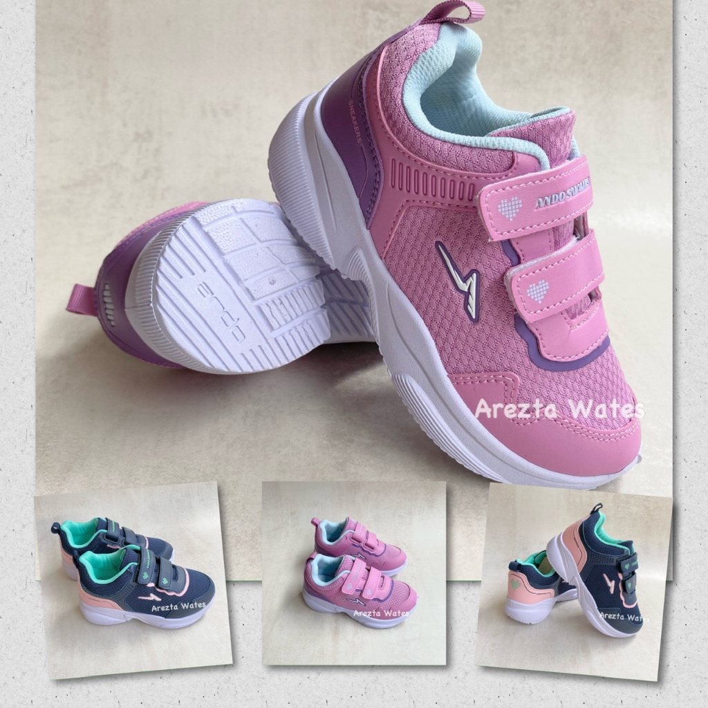 Jual Sepatu sekolah anak ando lini velcro | Shopee Indonesia