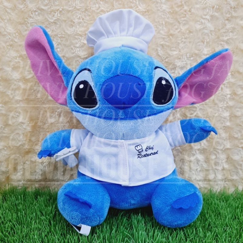 Jual Boneka Stitch Chef Boneka Sit Stitch Kostum Chef Boneka Stitch ...