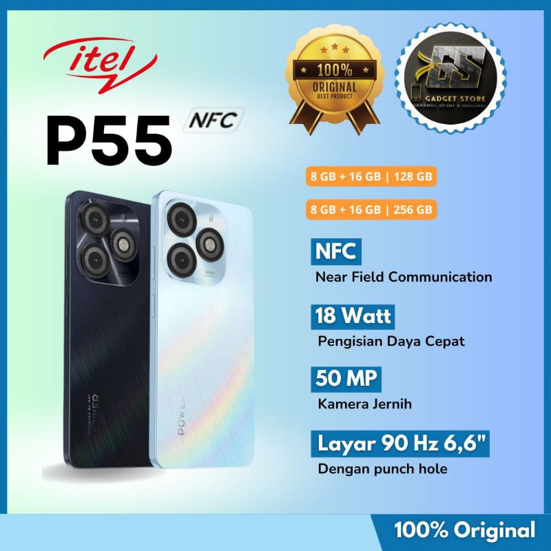 Jual Itel P55 NFC [8GB+16GB|128GB][8GB+16GB|256GB] | Shopee Indonesia