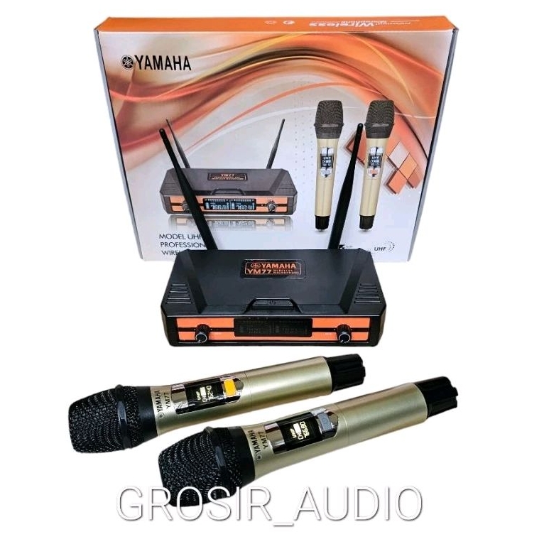 Jual MIC WIRELESS YAMAHA YM77 PG98M ,MICROPHONE WIRELESS YAMAHA PG 98M YM 77 ,MIC YAMAHA YM77 ...