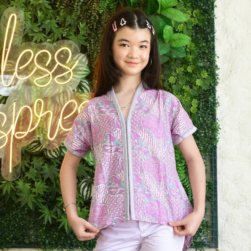 Jual Batik Costume Blus Kebaya Batik Anak Maya Atsan Batik Anak Sekolah ...