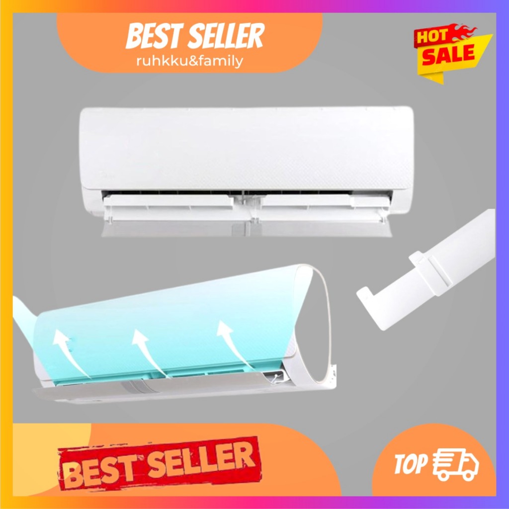Jual Cover Angin AC Adjustable Windshield Deflector Cover Tutup Angin ...