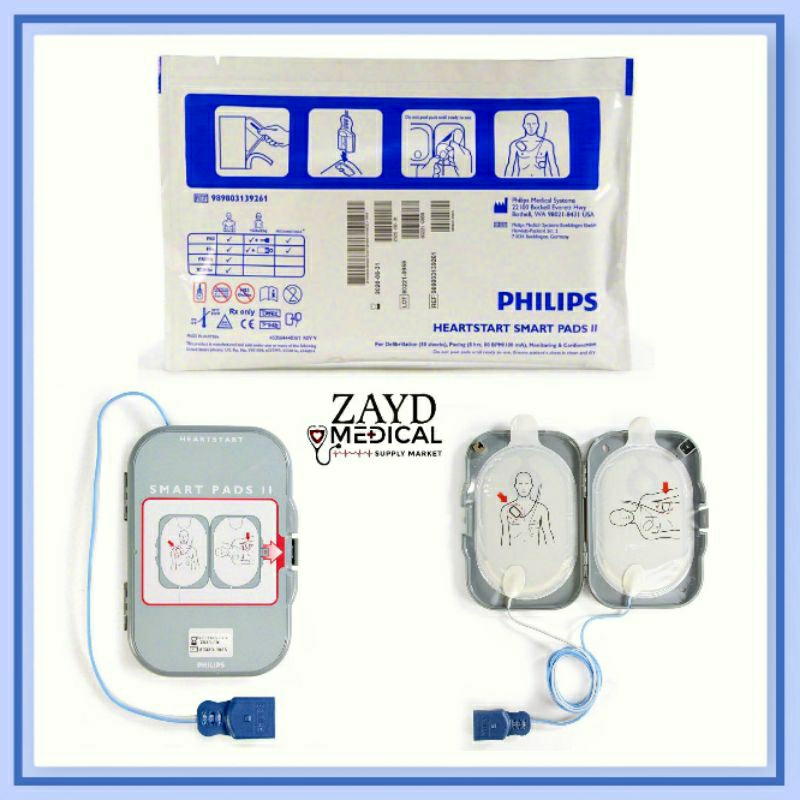 Jual AED PAD/ PADS AED PHILIPS FRX/ PAD AED PHILIPS HEARTSTART SMART II ...
