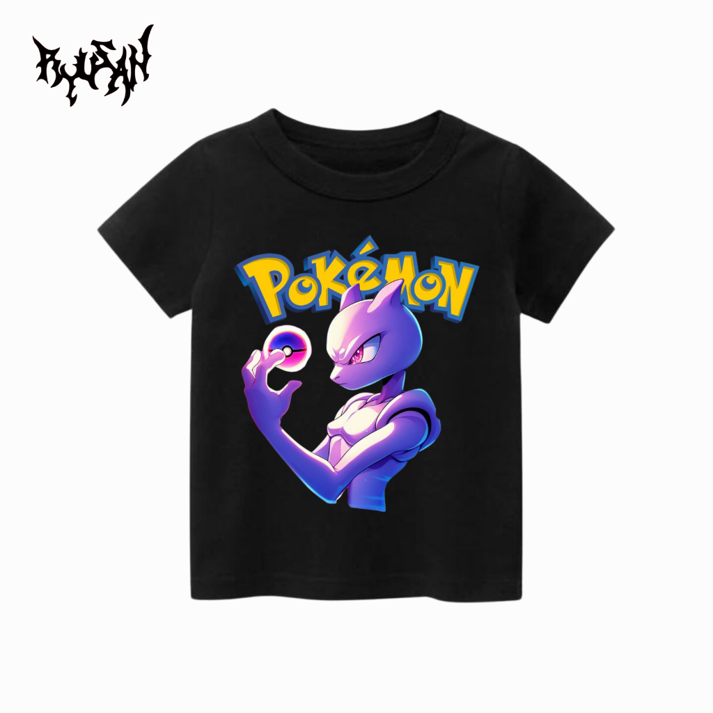 Jual Ryusan Kaos Anak Custom Nama Combed 30s Gambar POKEMON Psychic ...