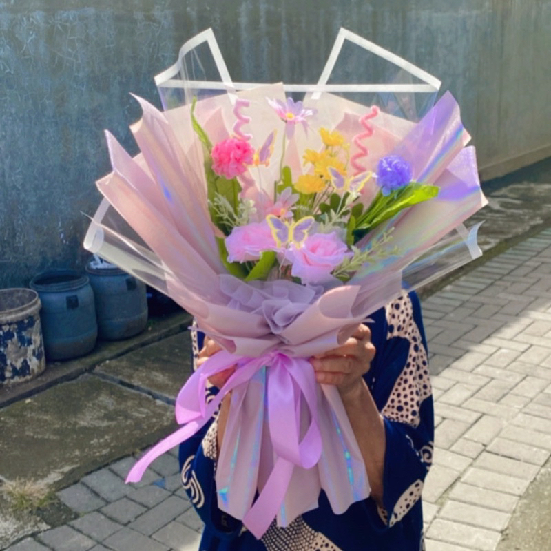 Jual [Ready / Bisa COD] Buket Bunga Artificial - Buket Bunga Palsu ...