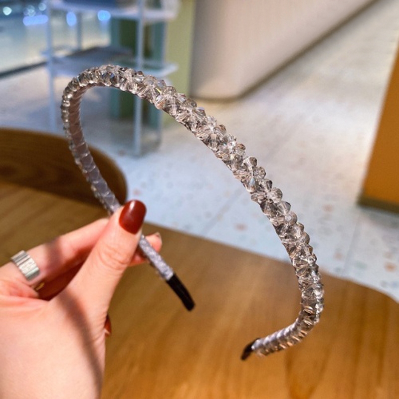 Jual Bando Wanita Krystal Mewah Elegan Bandana Manik-Manik Cewek ...