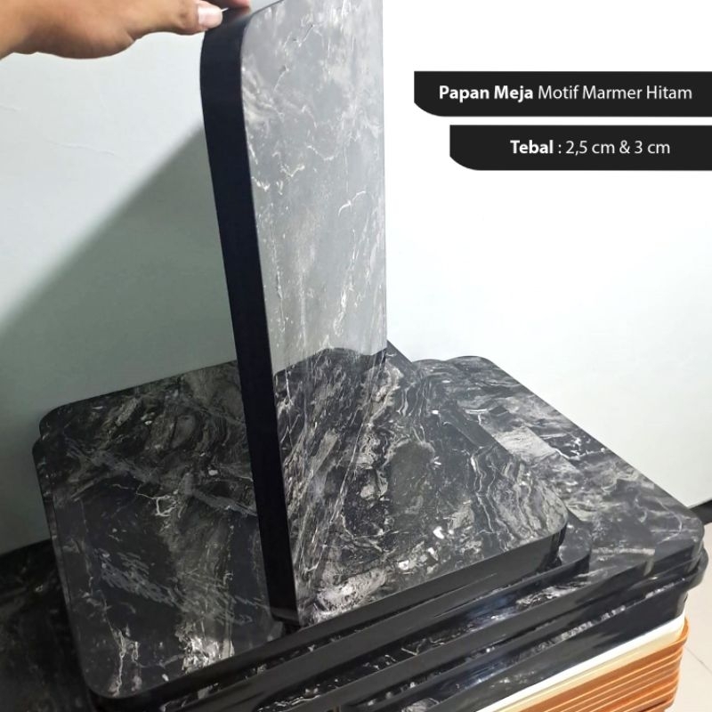 Jual Top table meja cafe makan custom tebal dan ukuran | Shopee Indonesia