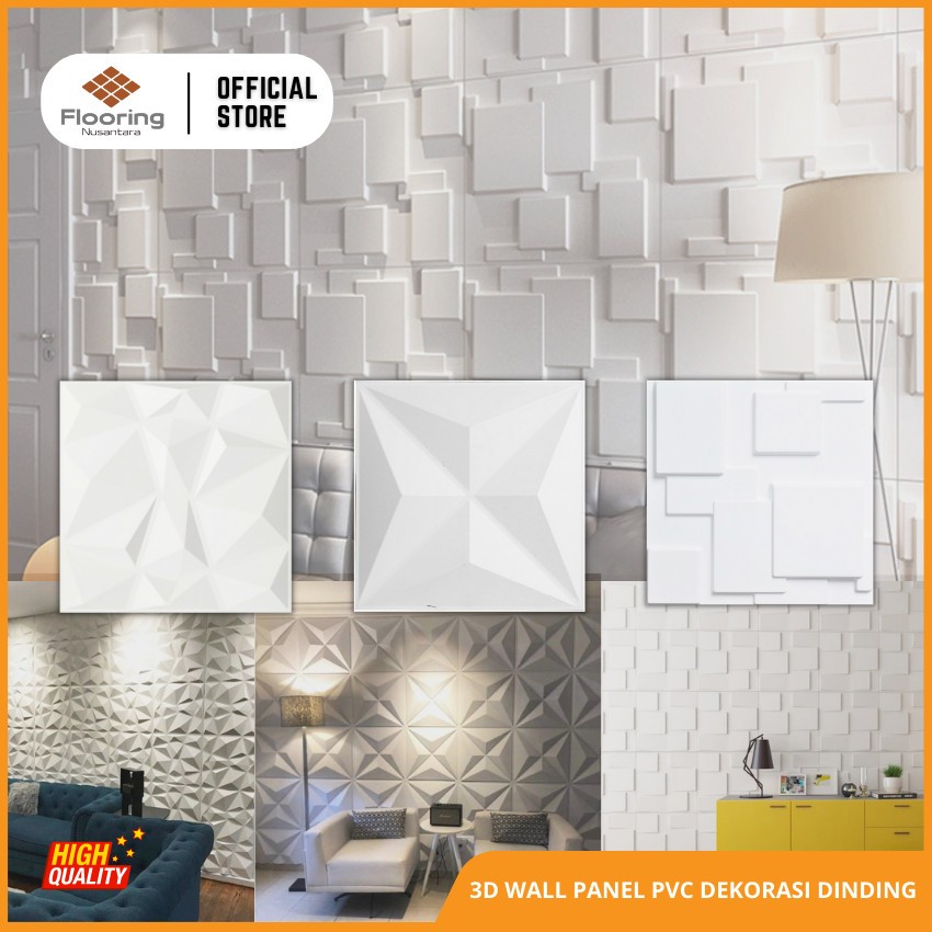 Jual Wallpanel Dinding 3D PVC Premium Ukuran 50x50 cm | Shopee Indonesia