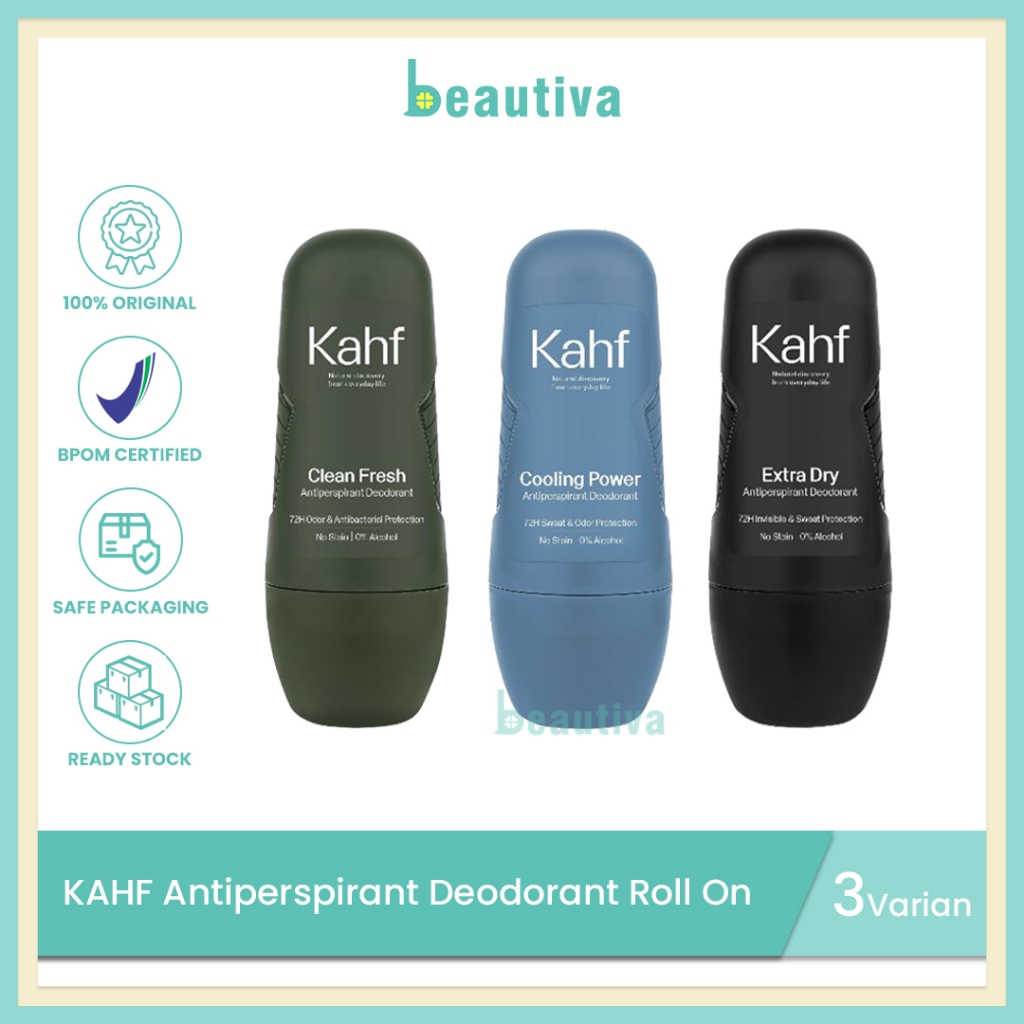 Jual Kahf Antiperspirant Deodorant Roll On 45 ml | Shopee Indonesia