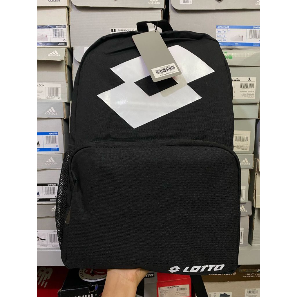 Jual Lotto Arson Backpack Black LOTBP230542B Tas Ransel Original ...
